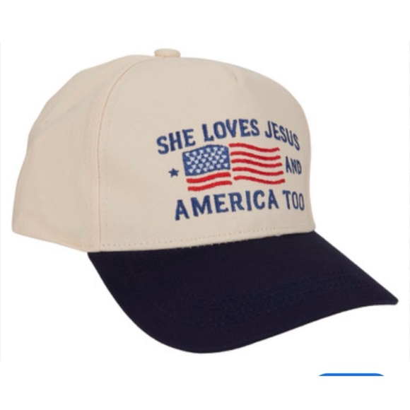 LA VALENTINA | Accessories | Women Usa Flag Baseball Cap She Loves ...